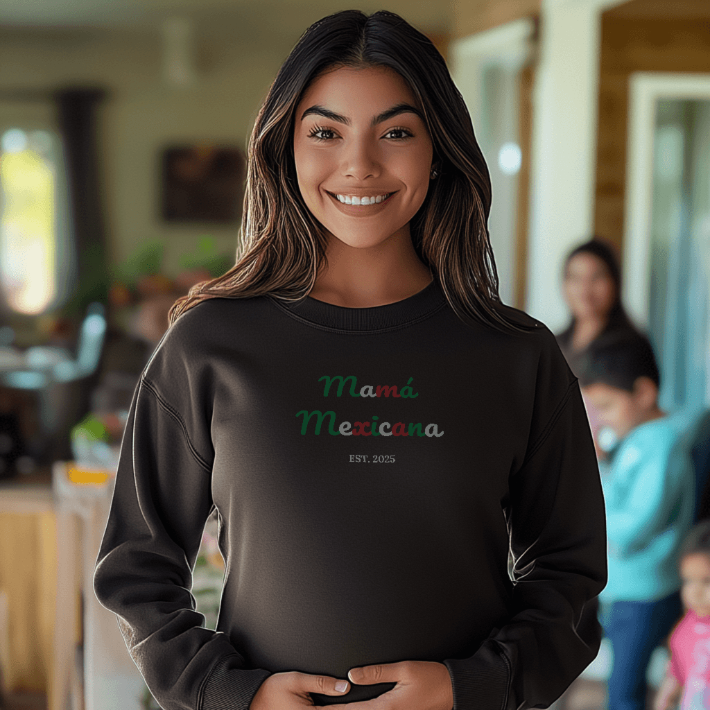 Embroidered "Mama Mexicana" Premium Sweatshirt – HouseHarmoni
